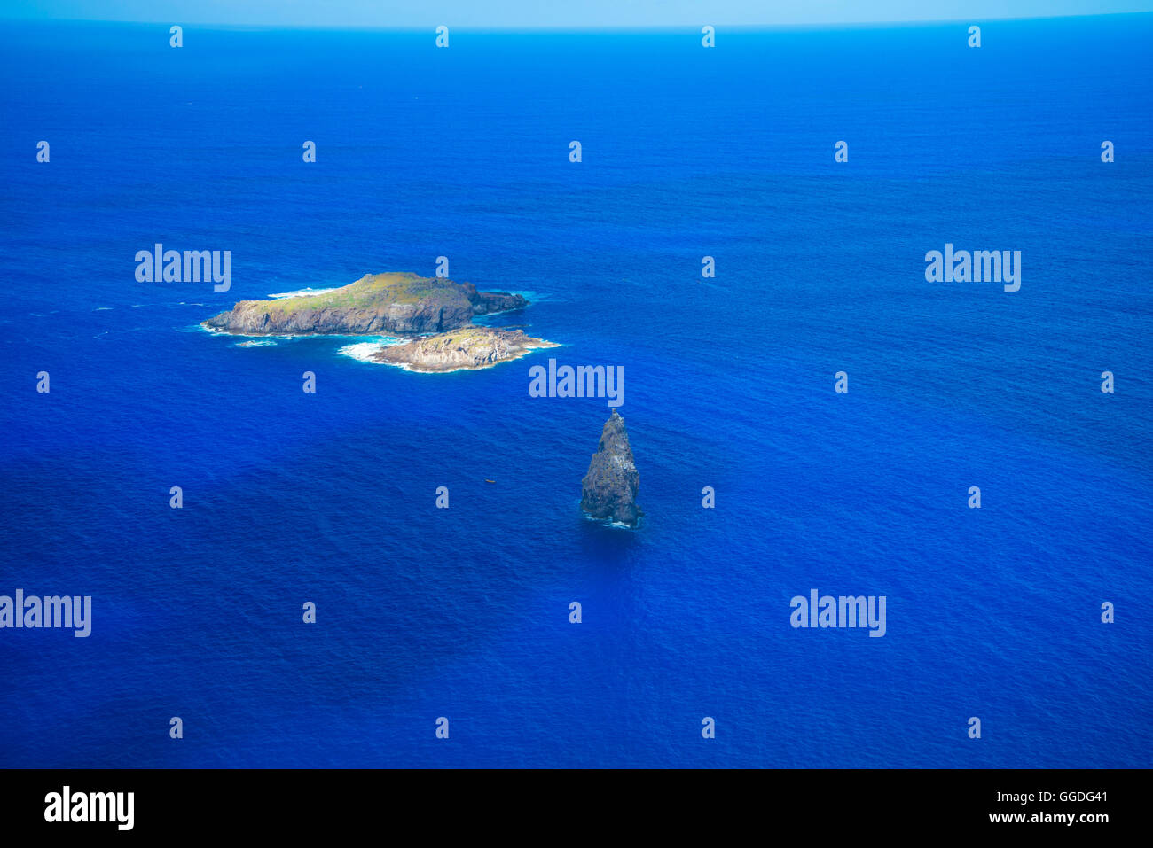 Aerial view of easter island hi-res stock photography and images - Alamy