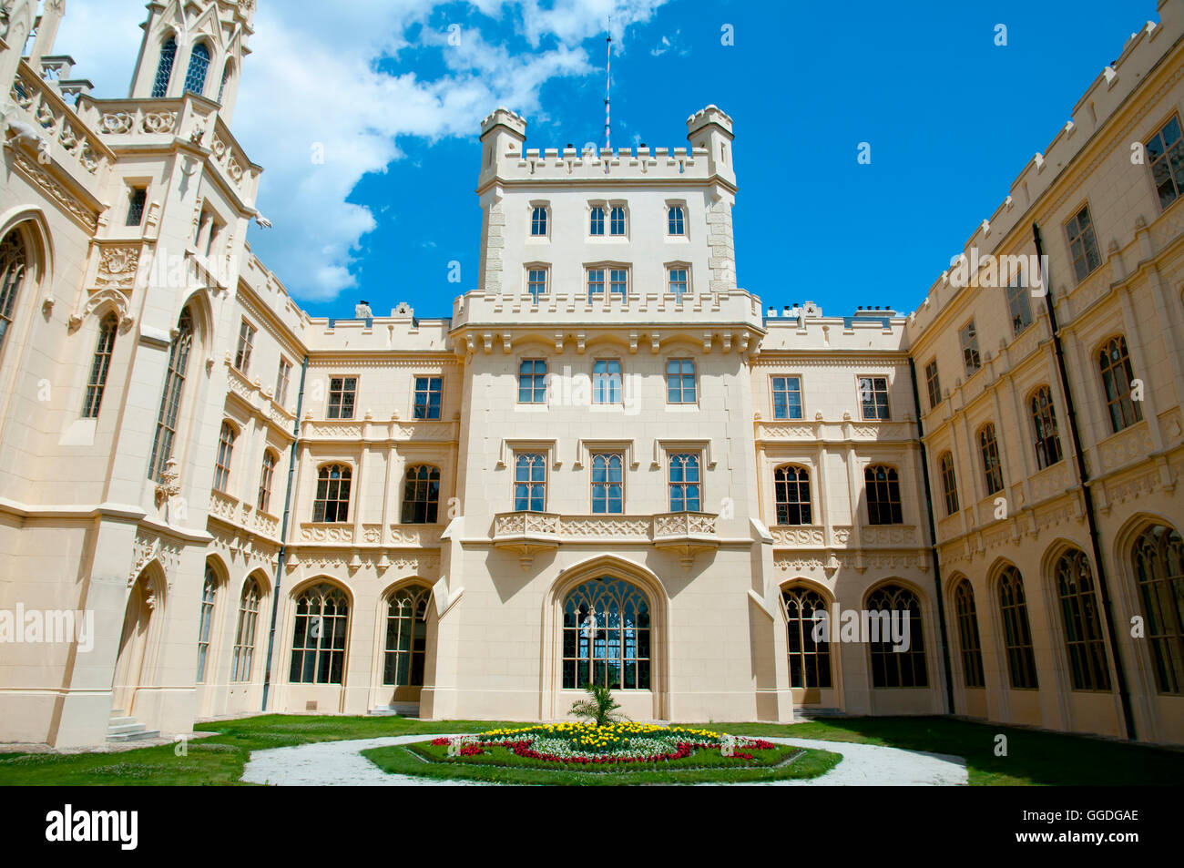 Lednice Palace - Czech Republic Stock Photo - Alamy