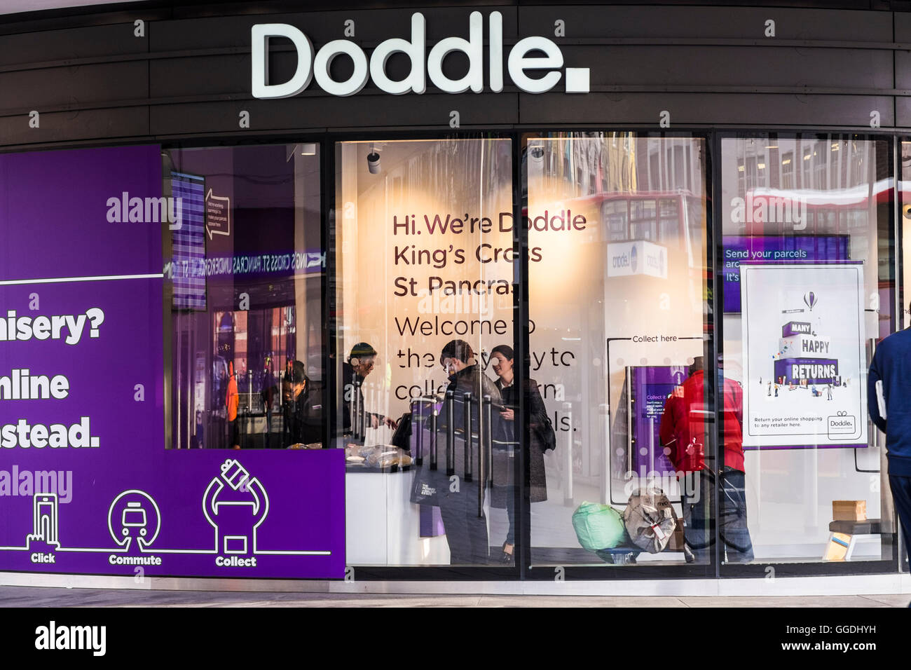 Parcel collection point hi-res stock photography and images - Alamy