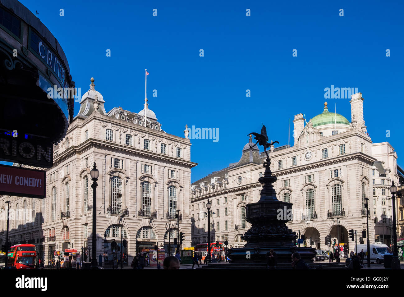 Piccadilly circus statue hi-res stock photography and images - Alamy