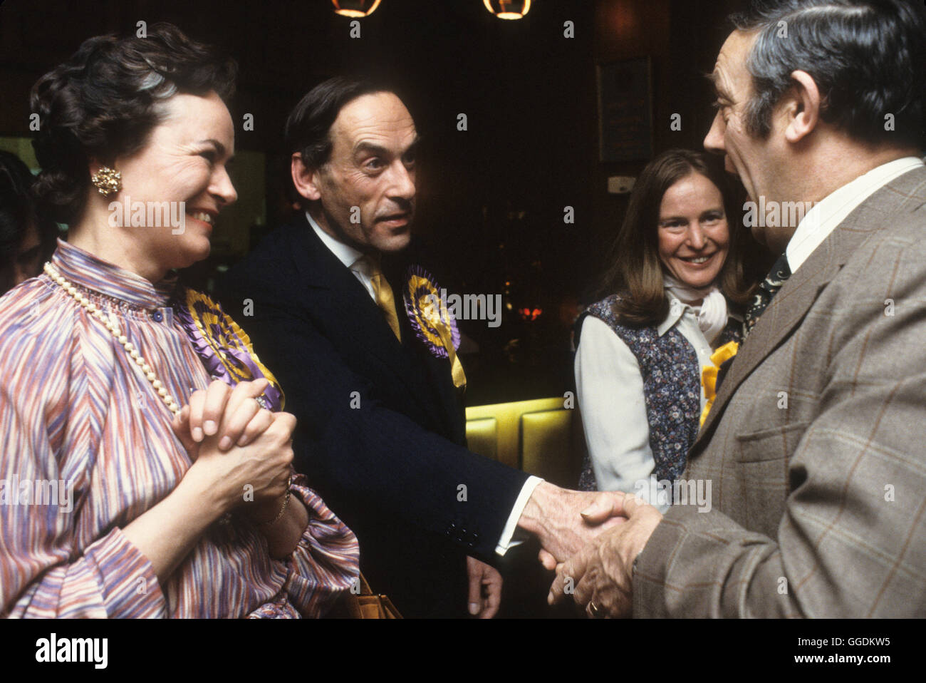 Jeremy Thorpe MP 1970s adoption meeting with his wife Marion. "Thorpe ...