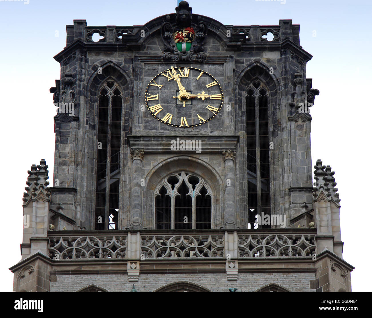 Gothic style Church of St Lawrence (Dutch: Grote of St Laurenskerk ...