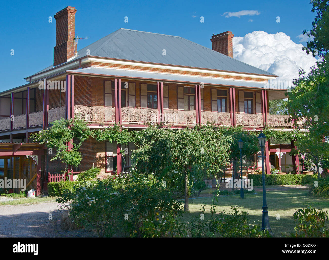 Traditional Victorian architecture old historic house Mudgee NSW ...