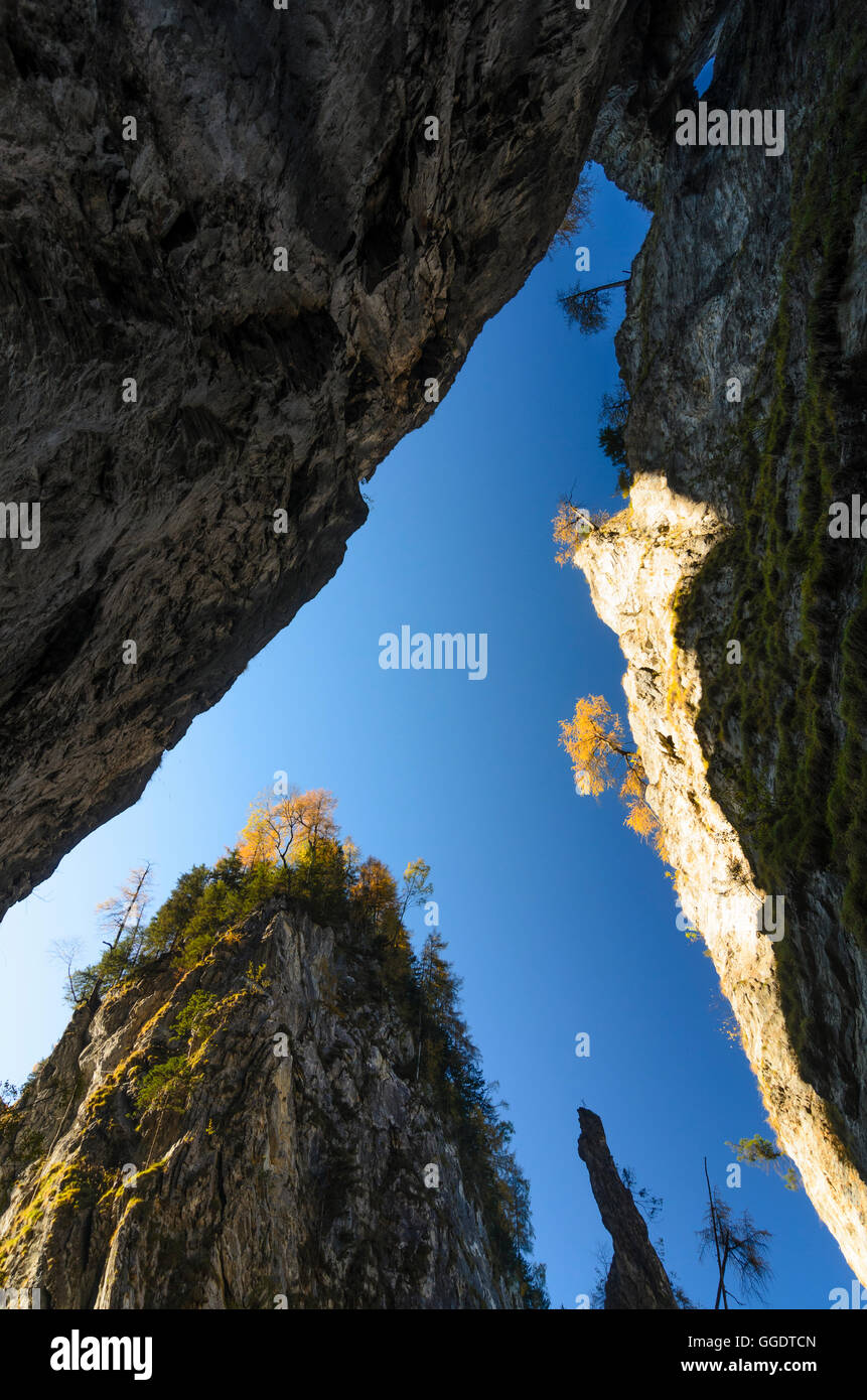 Taxenbach: gorge Kitzlochklamm, Austria, Salzburg, Pinzgau Stock Photo ...