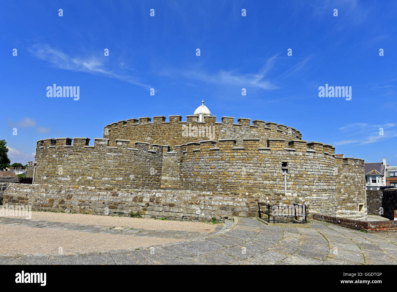 Deal Castle, Kent, was built by the order of King Henry VIII and it is ...