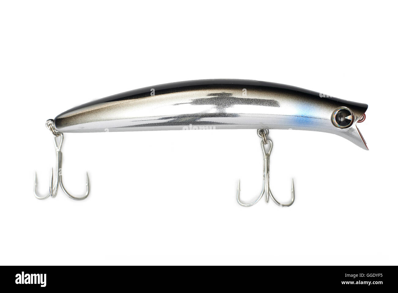 Fishing lure isolated on a white background Stock Photo - Alamy