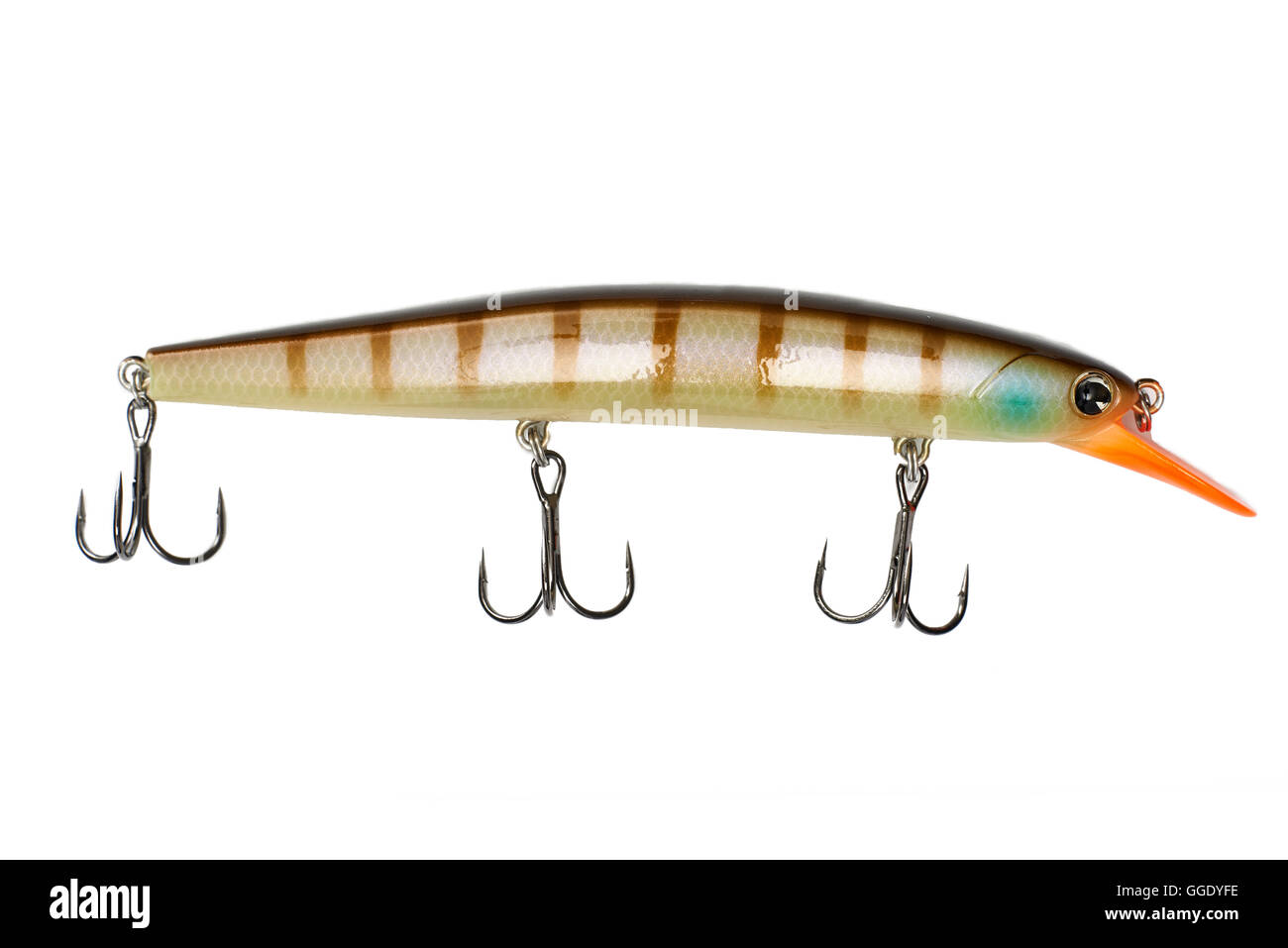 Fishing lure isolated on a white background Stock Photo - Alamy