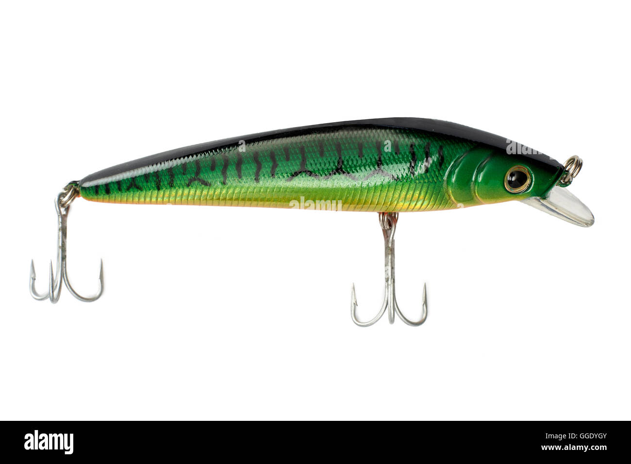 Fishing lure isolated on a white background Stock Photo - Alamy
