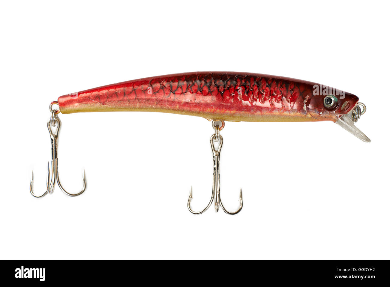 Fishing lure isolated on a white background Stock Photo - Alamy