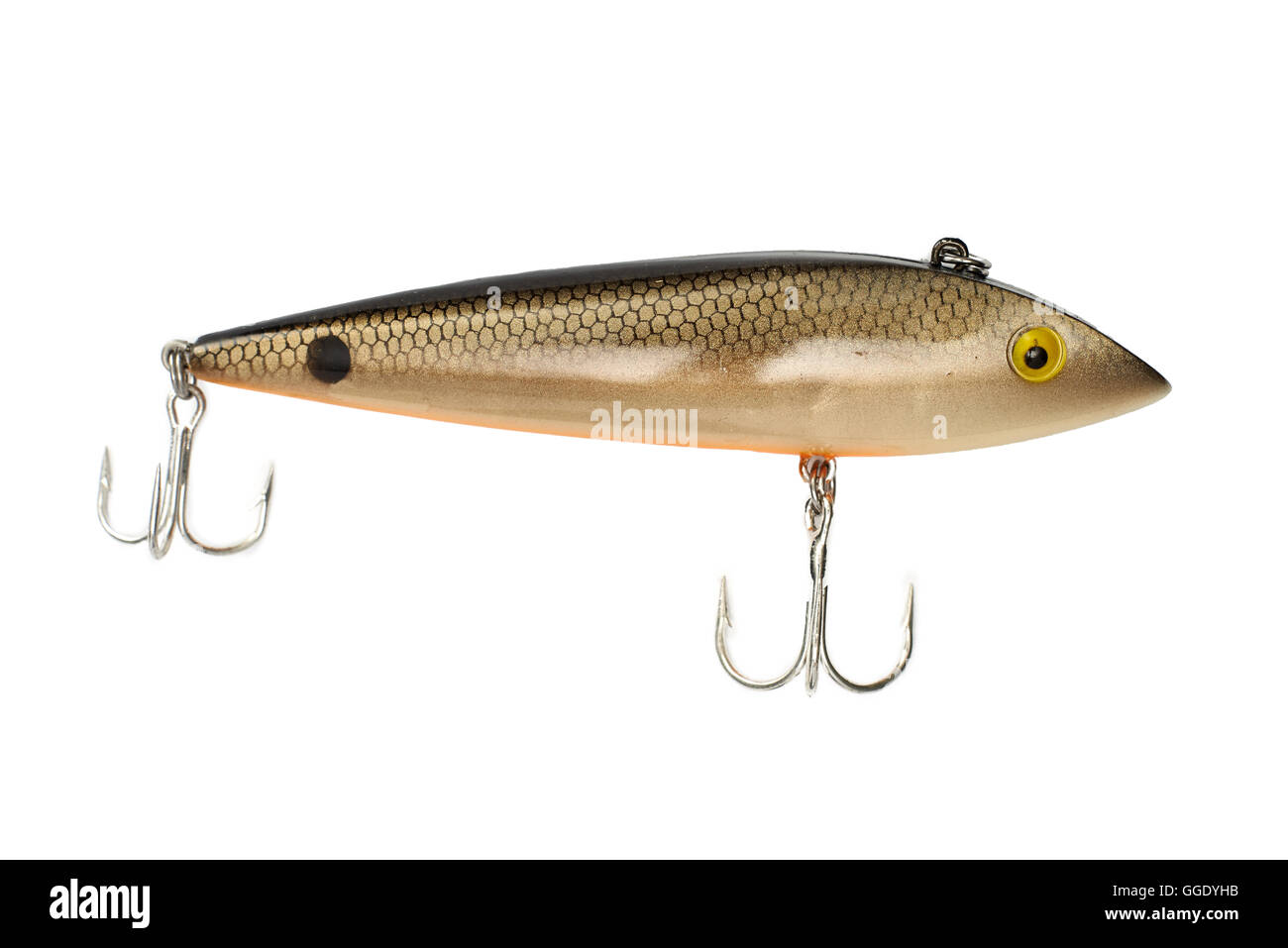 Fishing lure isolated on a white background Stock Photo - Alamy