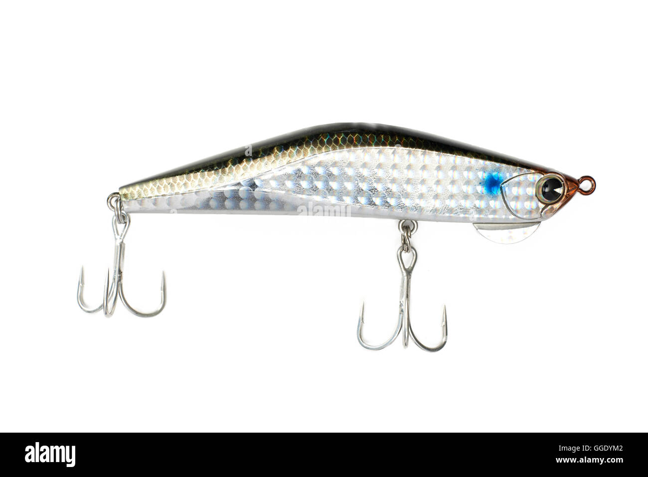 Fishing lure isolated on a white background Stock Photo - Alamy