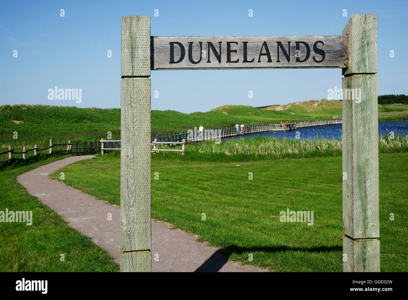 Dunelands Trail near Cavendish in Prince Edward Island National Park ...