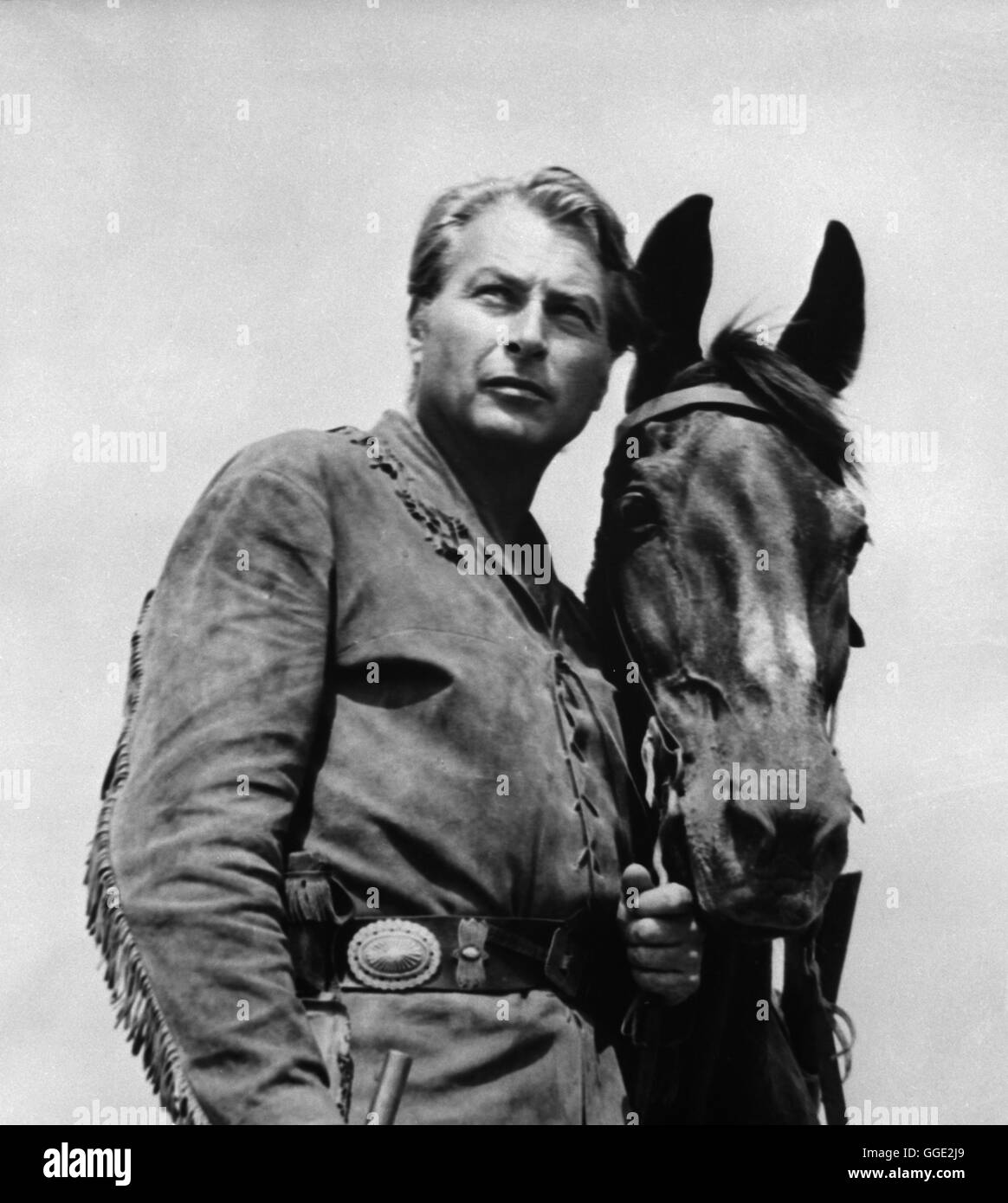 Lex barker old shatterhand Black and White Stock Photos & Images - Alamy