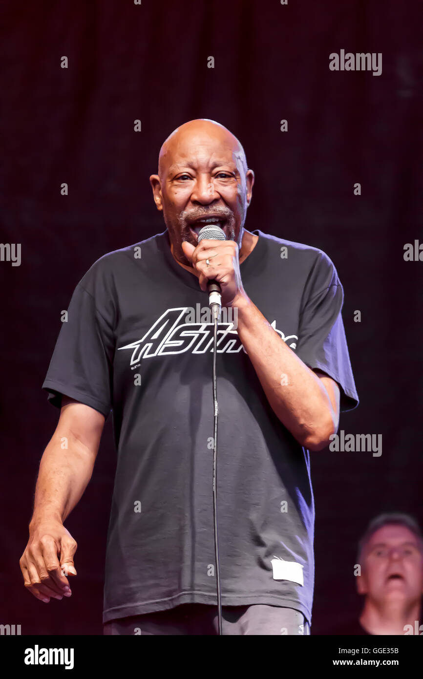 Geno Washington Coleford Free Music Festival 2016 Stock Photo - Alamy