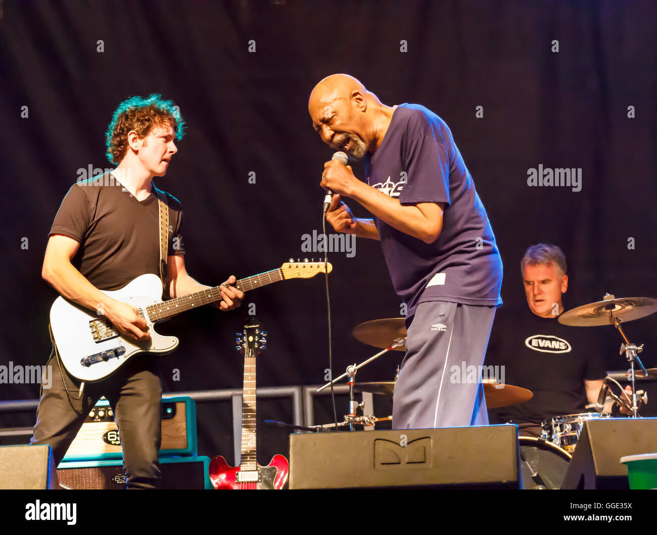 Geno Washington Coleford Free Music Festival 2016 Stock Photo - Alamy