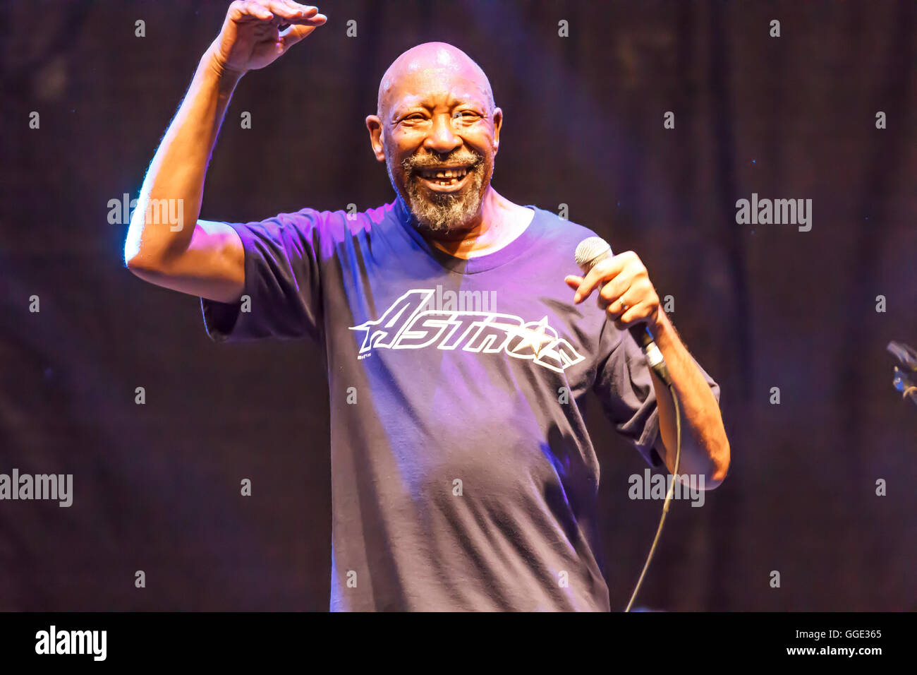 Geno Washington Coleford Free Music Festival 2016 Stock Photo - Alamy