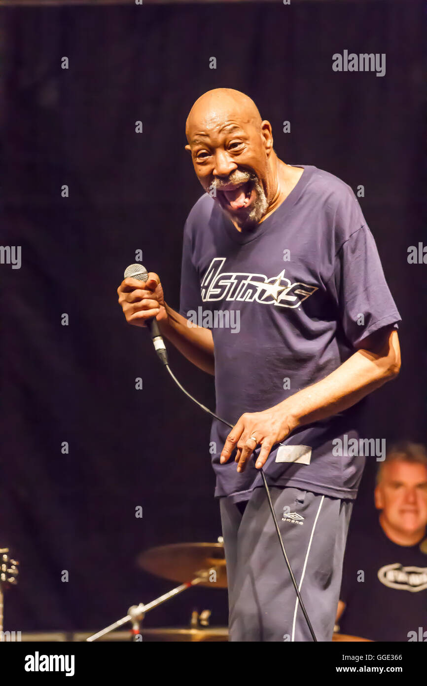 Geno Washington Coleford Free Music Festival 2016 Stock Photo - Alamy
