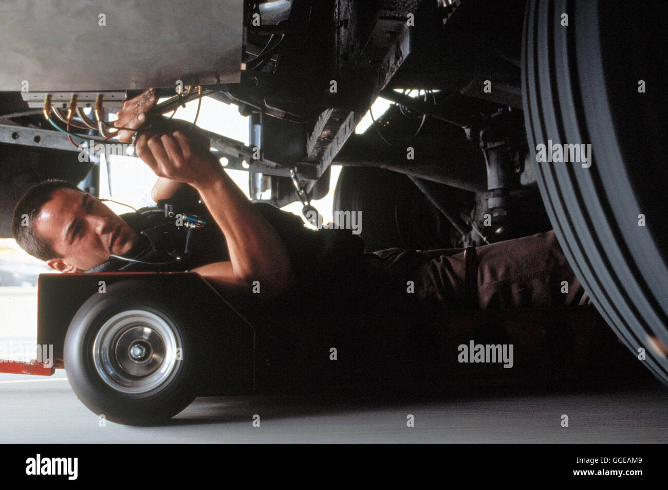 SPEED / USA 1994 / Jan de Bont Szene mit KEANU REEVES (Officer Jack ...
