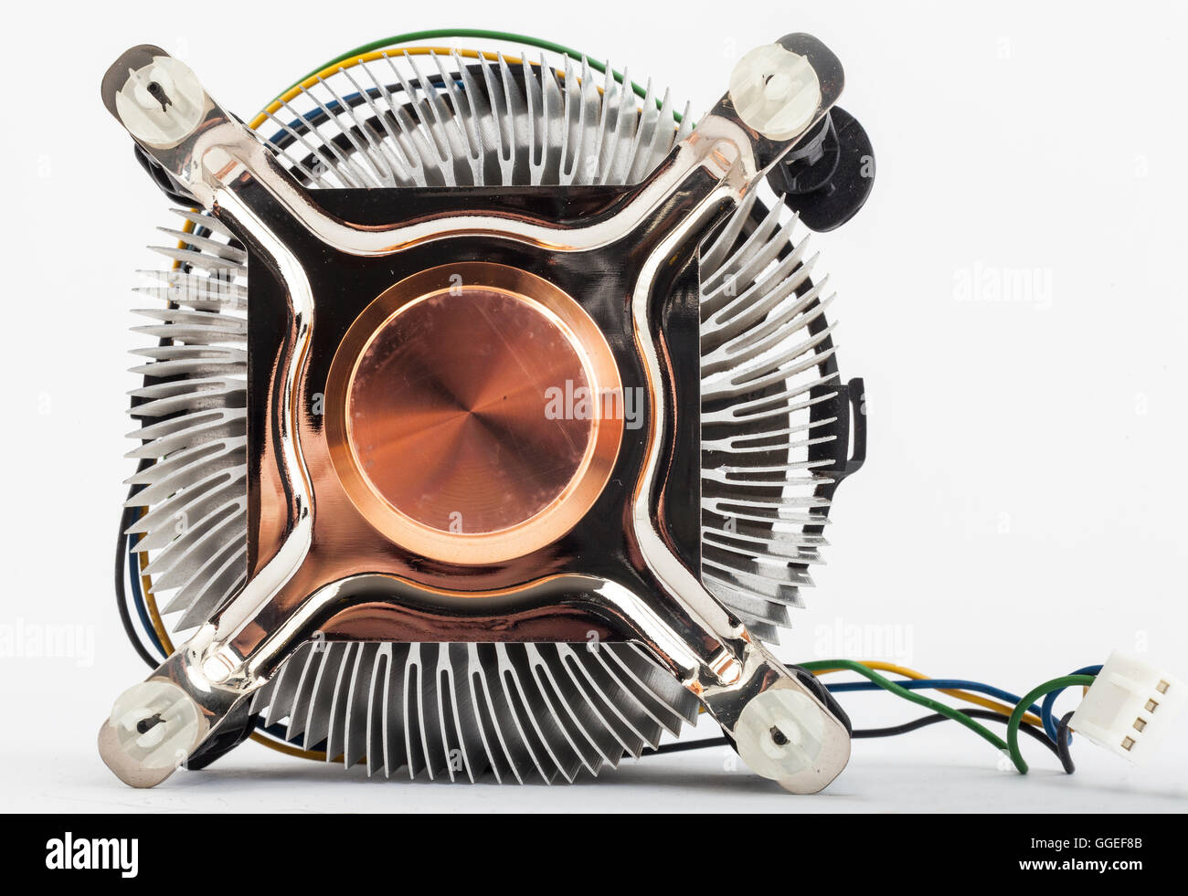 Computer cpu cooler close up Stock Photo - Alamy