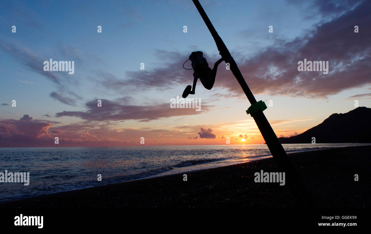 Rod silhouette hi-res stock photography and images - Alamy