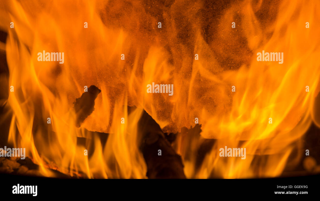 fire in fire place closeup Stock Photo - Alamy