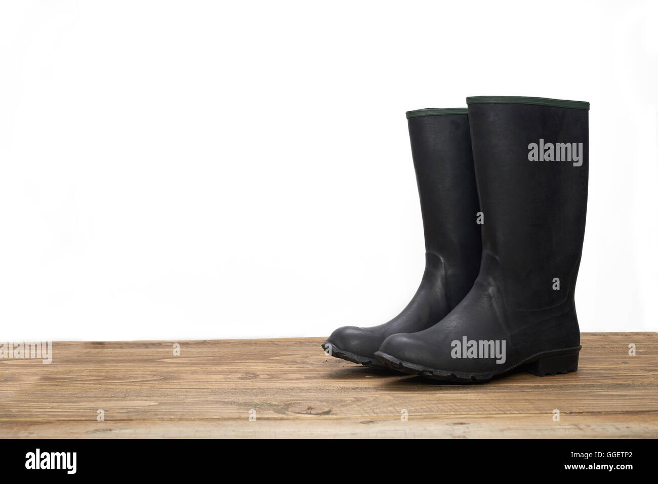 Wellington boots table hi-res stock photography and images - Alamy