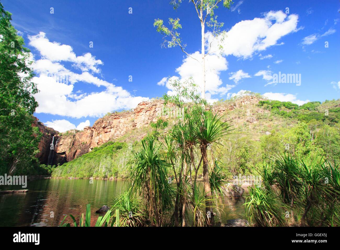 Jim jim falls in kakadu national park hi-res stock photography and ...