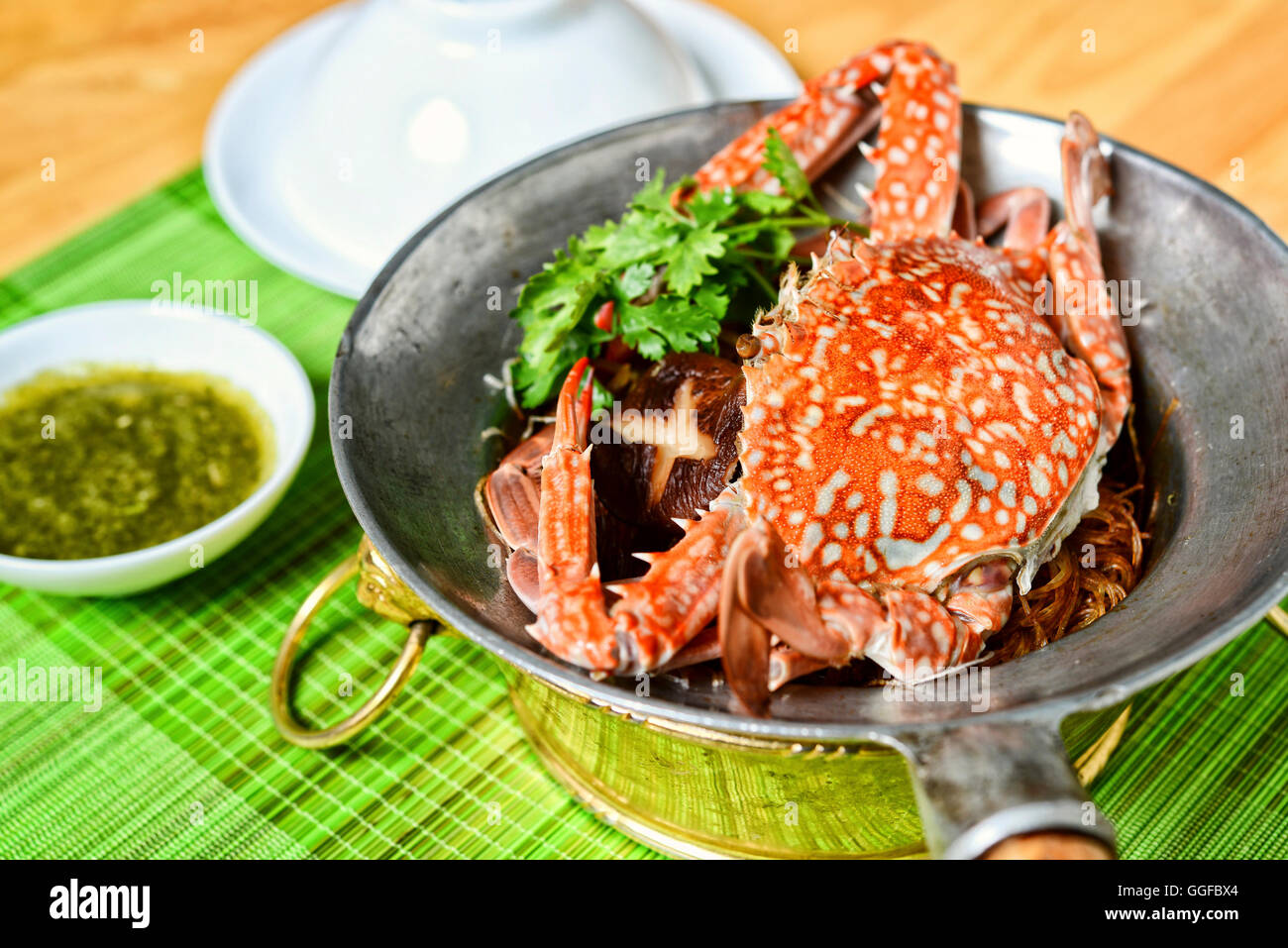 Vietnamese hot pot of sea crab Stock Photo - Alamy