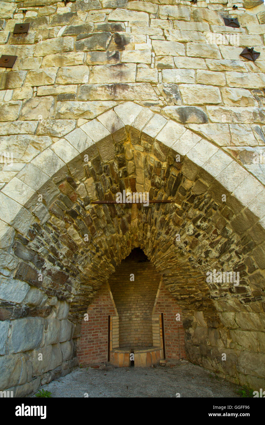 Casting Arch, Beckley Furnace Industrial Monument, Connecticut Stock ...