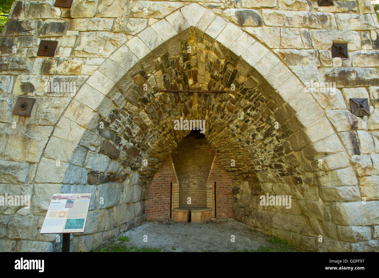Casting Arch, Beckley Furnace Industrial Monument, Connecticut Stock ...