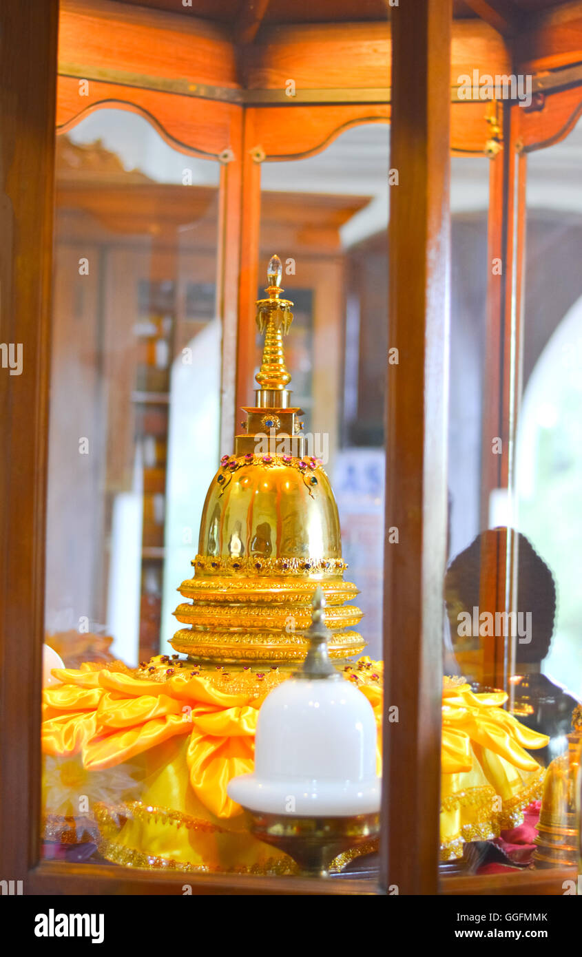 Interior View Of Temple Of The Sacred Tooth Relic, Sri Lanka Stock ...