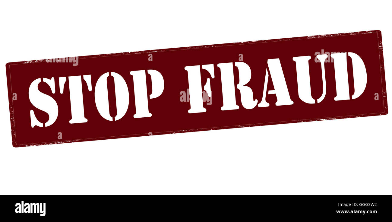 Rubber stamp with text stop fraud inside, vector illustration Stock ...