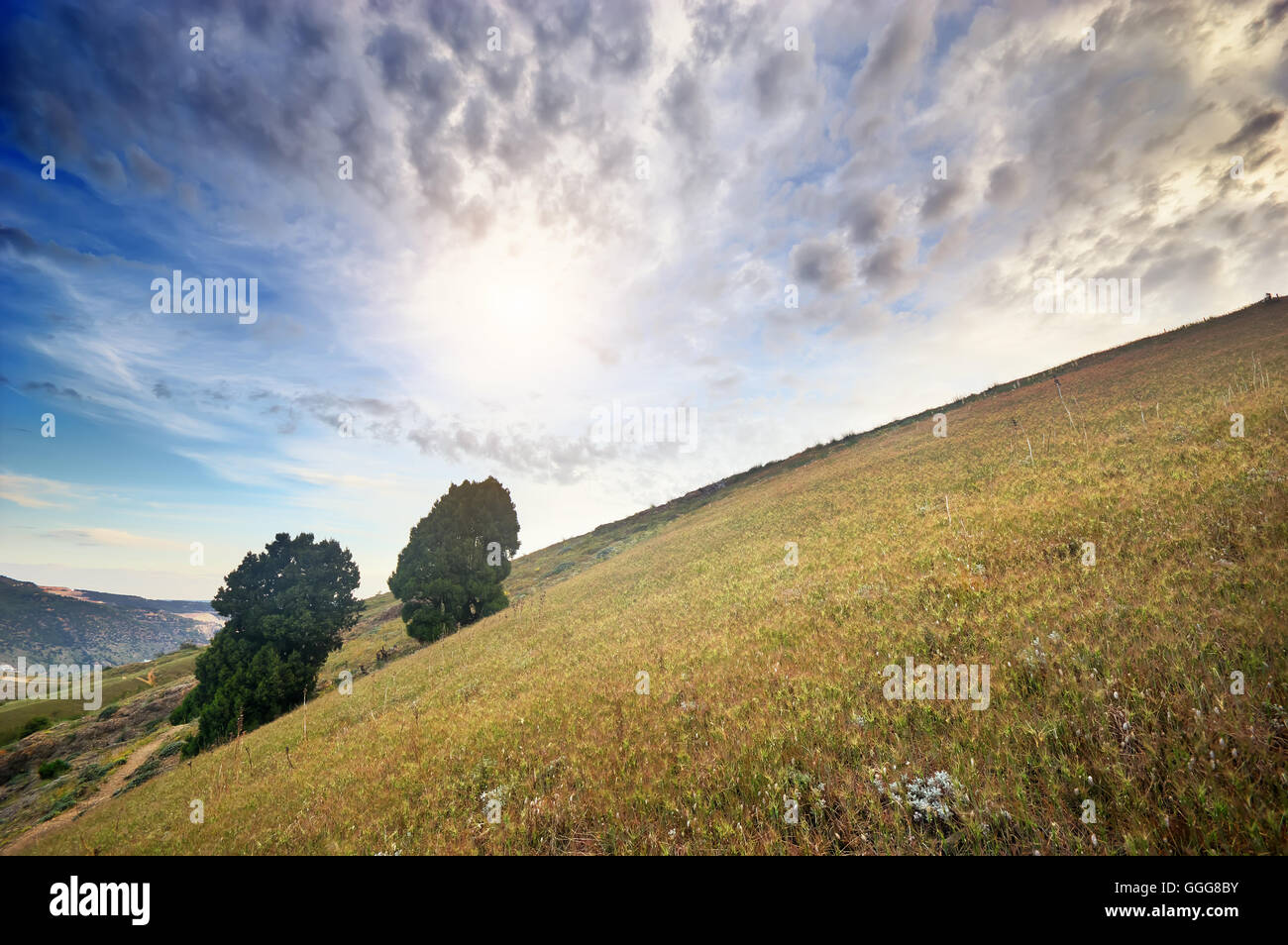 Beautiful mountain landscape. Composition of nature Stock Photo - Alamy