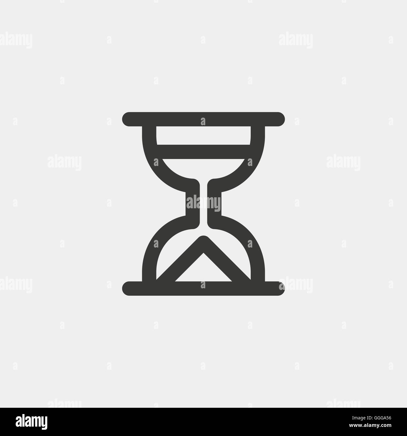 loading icon of brown outline for illustration Stock Vector Image & Art ...
