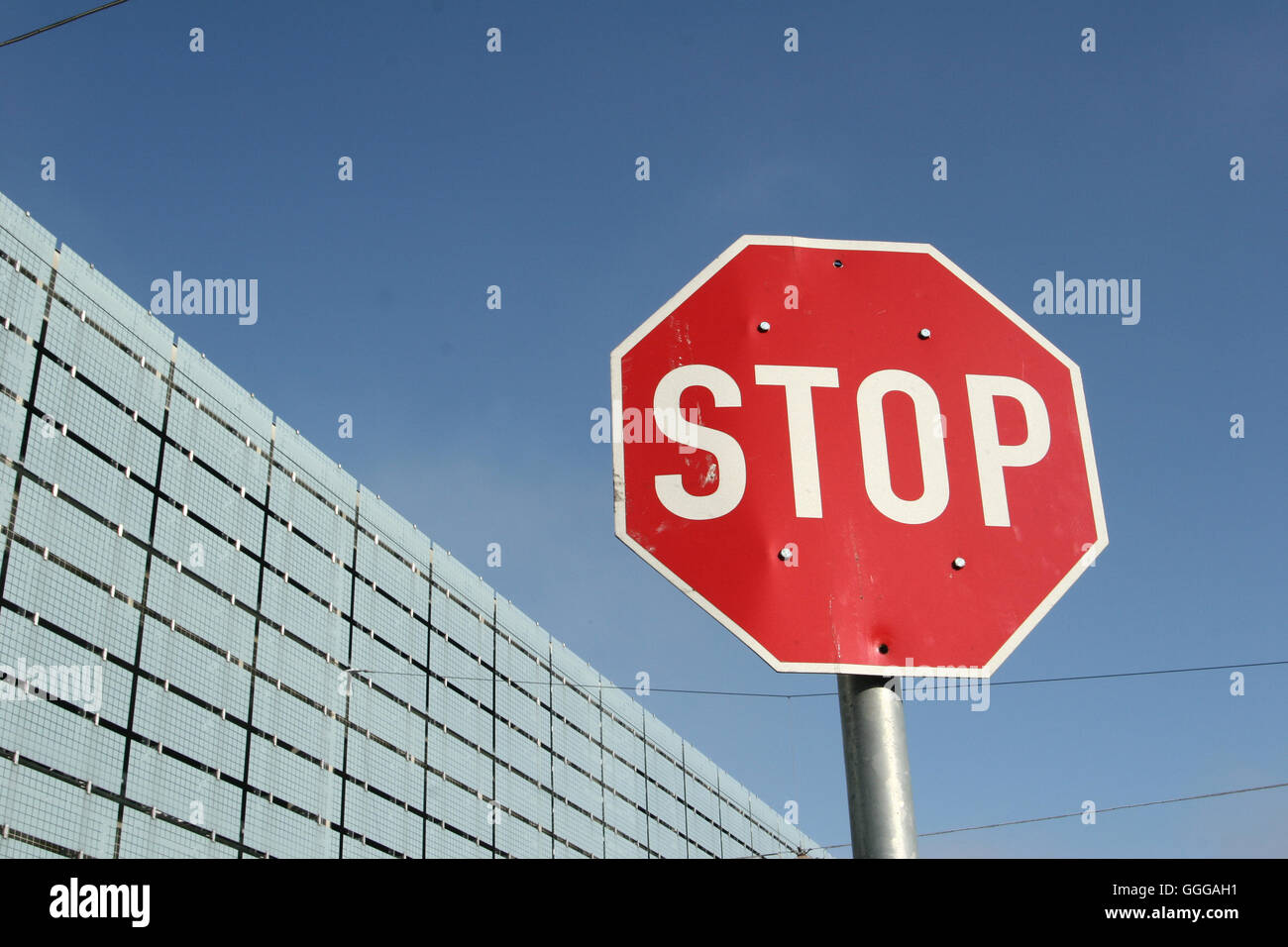 Stop Traffic signs Stock Photo - Alamy