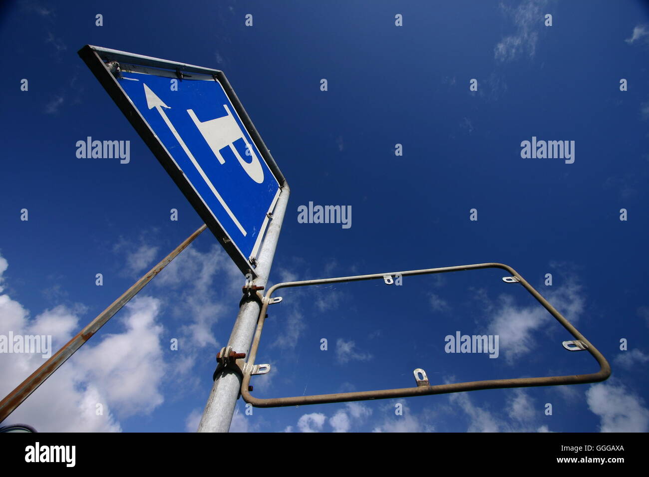 Traffic signs P parking Stock Photo - Alamy