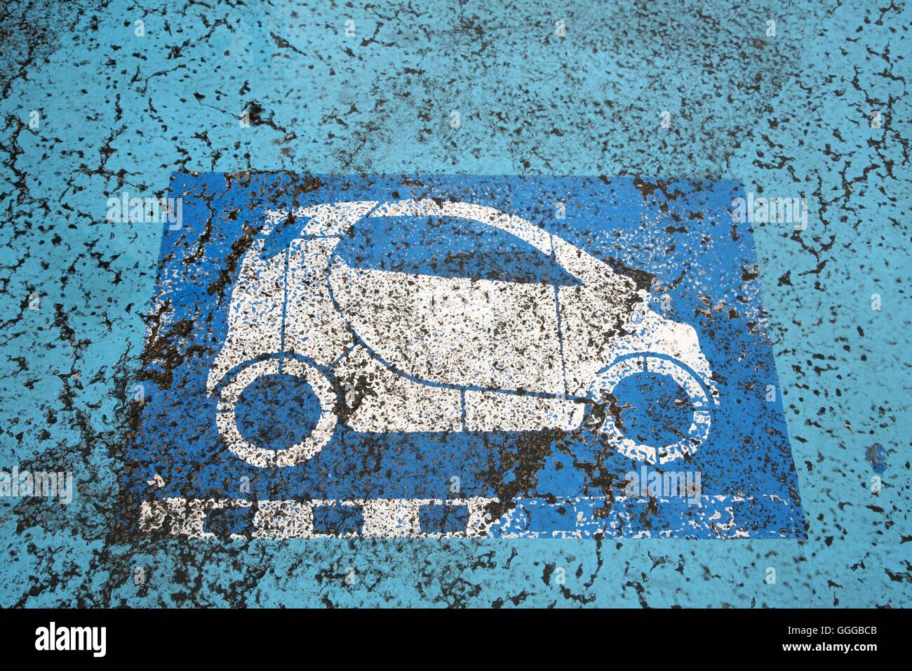 Traffic signs on asphalt Stock Photo - Alamy