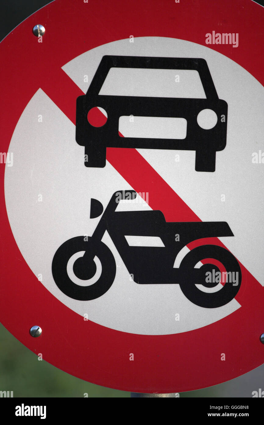 Motorcycle signs hi-res stock photography and images - Alamy