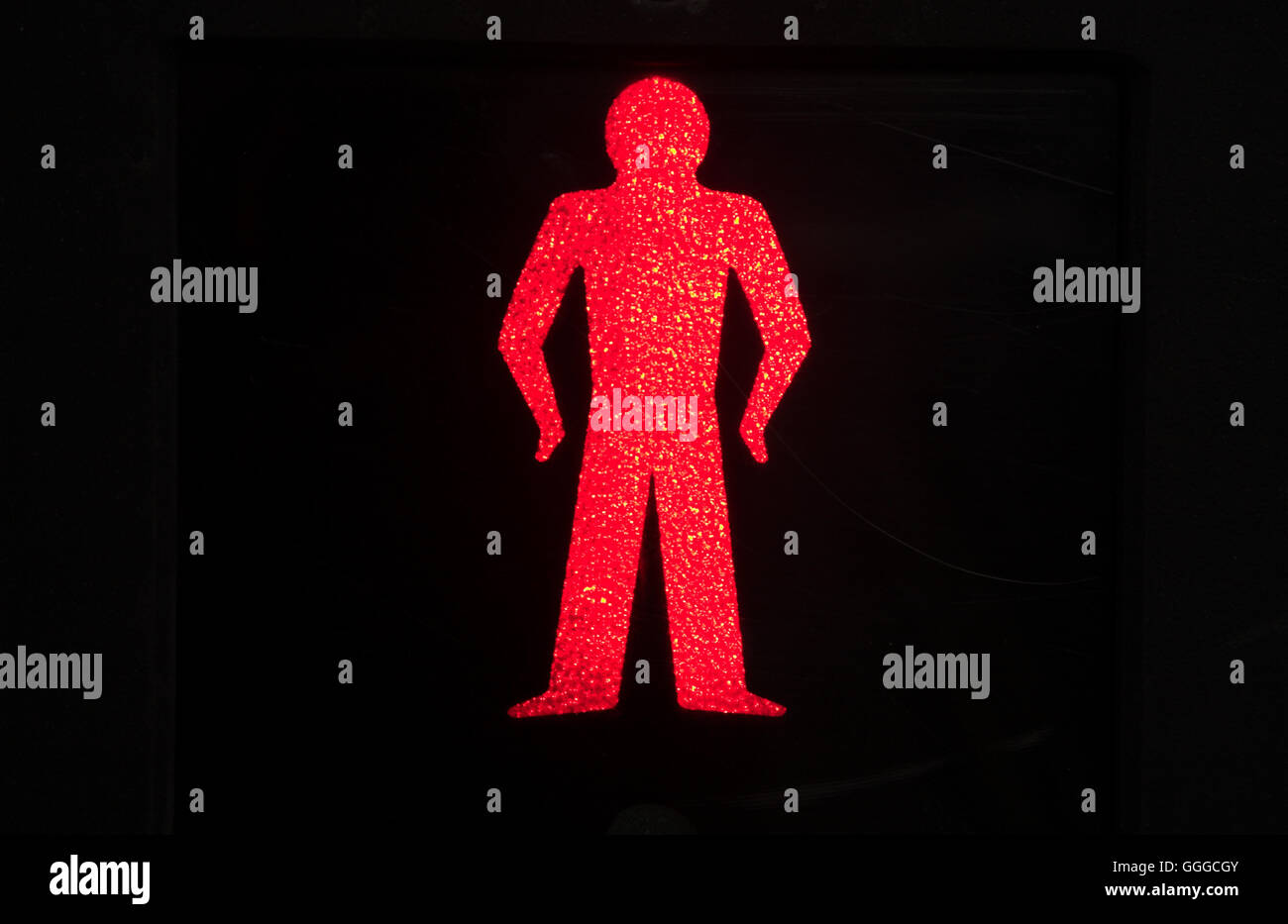 Traffic signs red pedestrian sign Stock Photo - Alamy