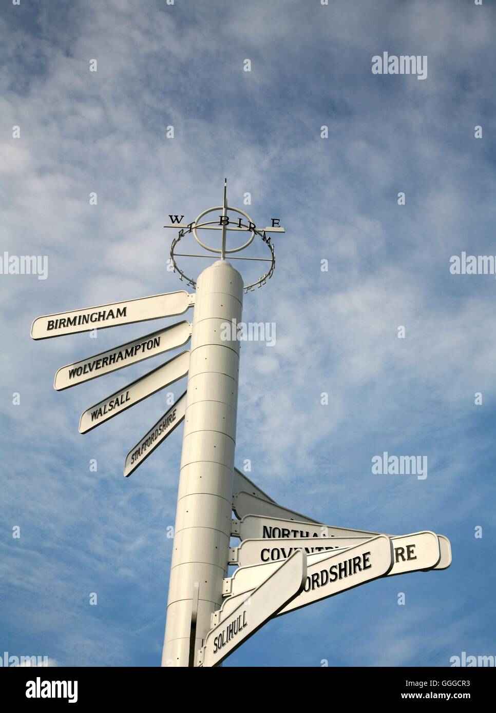 Direction signs Uk Stock Photo - Alamy