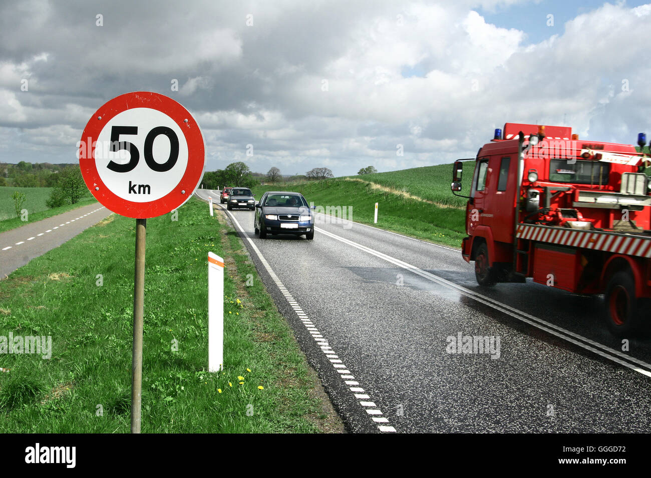 Danish traffic sign hi-res stock photography and images - Alamy