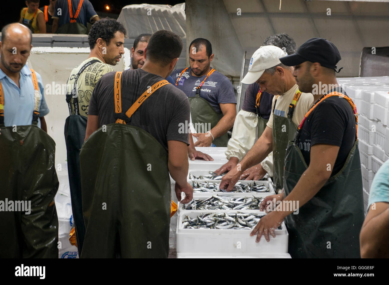 MARONIA, GREECE - JULY 9, 2012: An unidentified Egyptian commercial ...