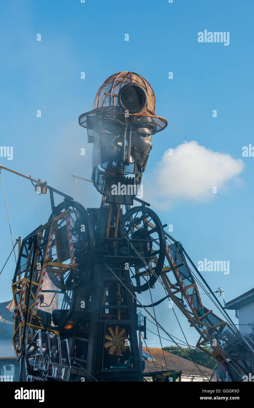 Hayle Cornwall, UK. The Man Engine. The largest mechanical puppet ever ...