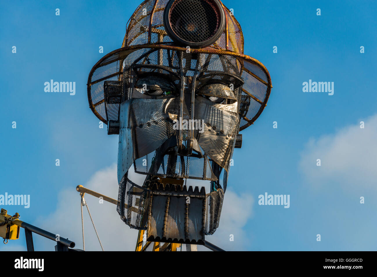 Hayle Cornwall, UK. The Man Engine. The largest mechanical puppet ever ...
