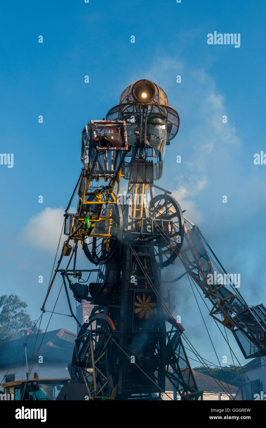Hayle Cornwall, UK. The Man Engine. The largest mechanical puppet ever ...