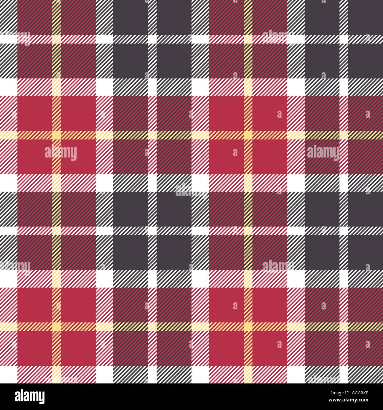 Red and gray check flanel plaid seamless. Vector illustration Stock ...