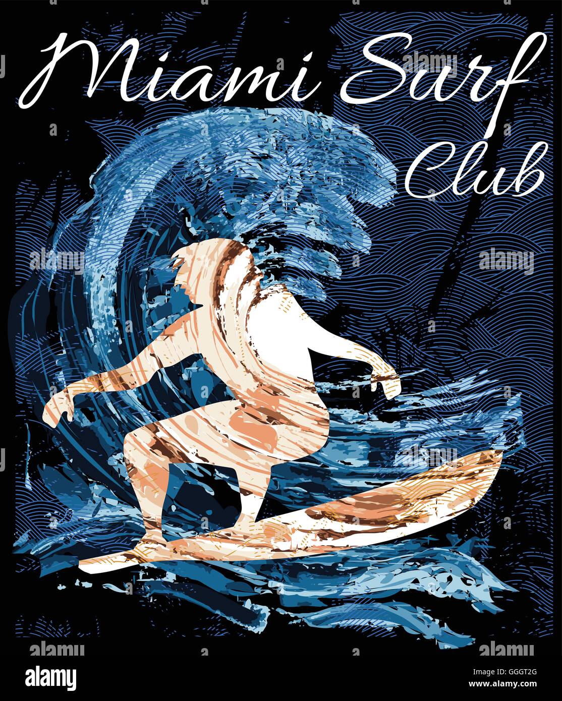 Jersey surfing Stock Vector Images - Alamy