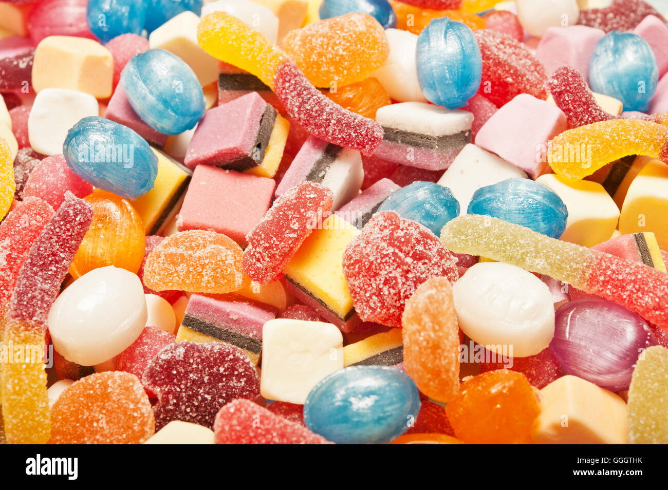 variety of colorful candies Stock Photo - Alamy