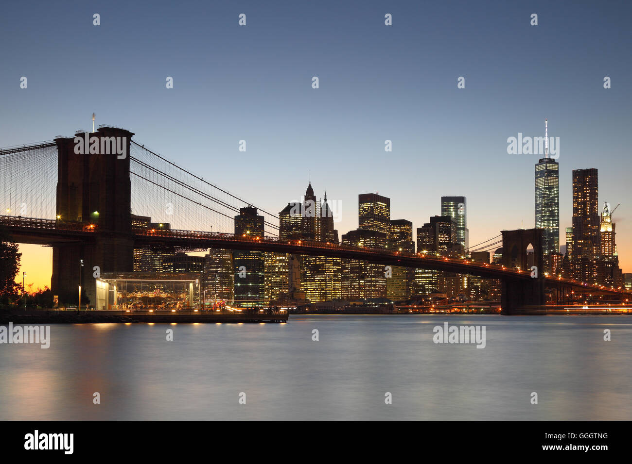 geography / travel, USA, New York, New York City, Brooklyn Bridge ...