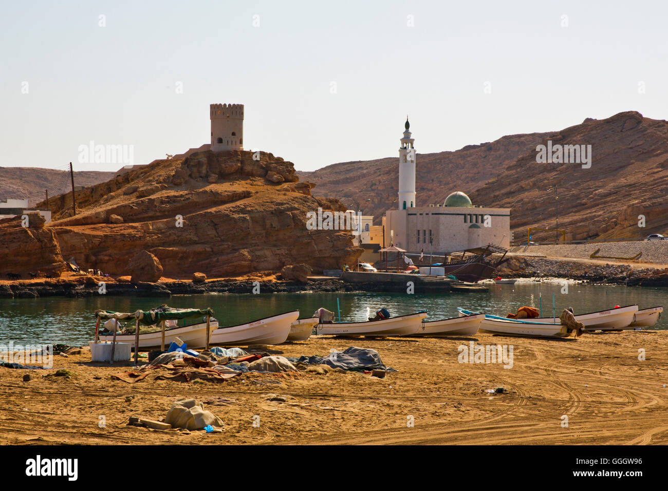 geography / travel, Oman, Sultanate of Oman, Sur, seaport, Sur, dhow ...